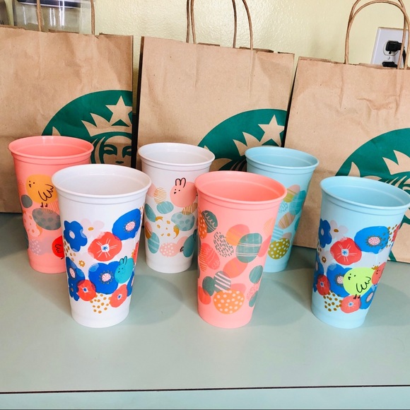 Starbucks | Other | Starbucks Reusable Spring 220 Hot Cups 6 Pack ...